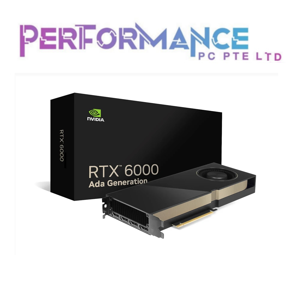 NVIDIA RTX 6000 ADA GEN ADA LOVELACE 48GB VRAM GDDR6 GRAPHICS CARD (3 ...