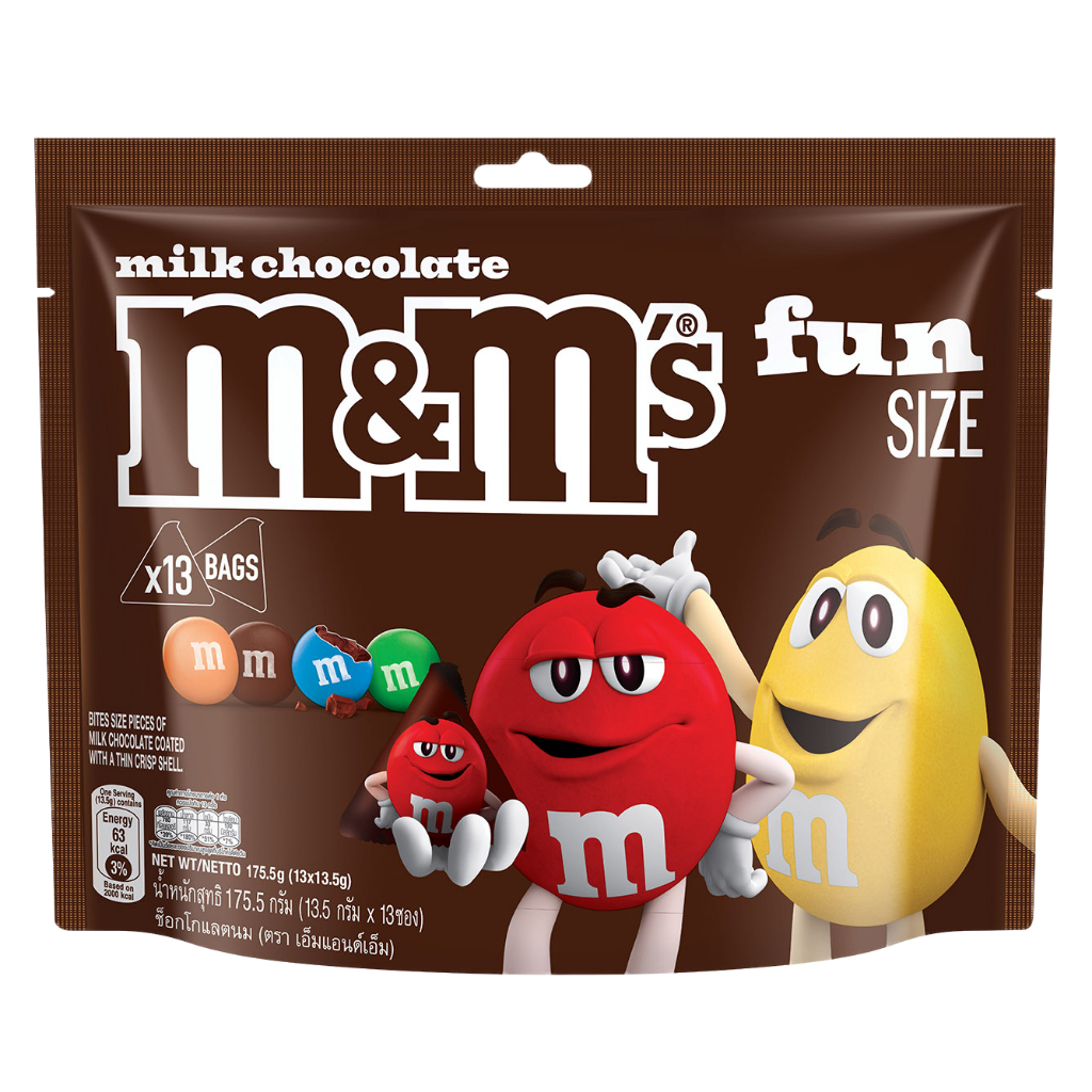 M&M’S Milk Chocolate Funsize Chocolate Bonus Pack 175.5g | Shopee Singapore