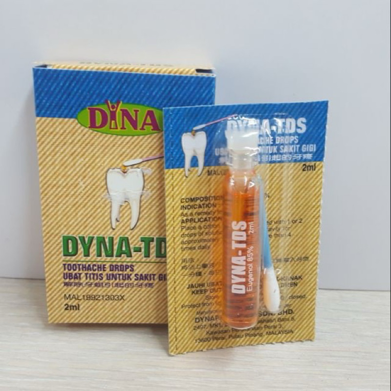 [SG INSTOCKS ] DYNA - TDS Toothache Drops 解除牙蛆引起的牙疼精 UBAT TITIS UNTUK ...