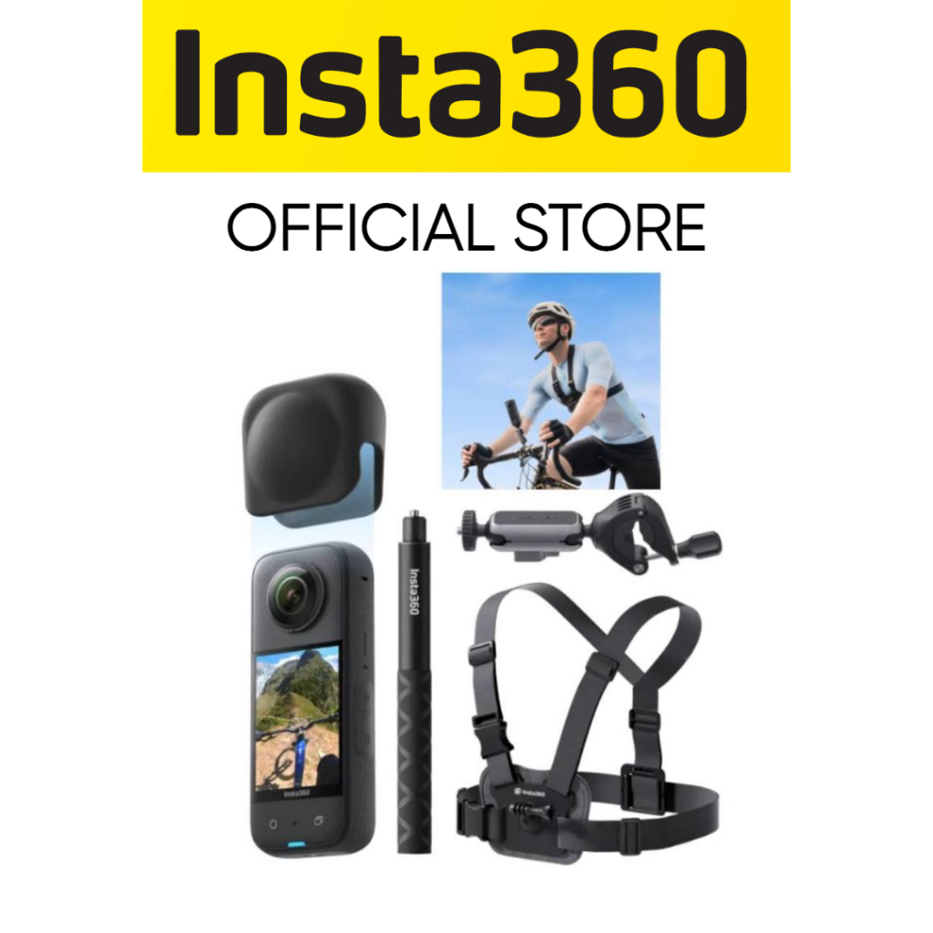 Insta360 X3 360 Action Camera - Bike Kit (Newly Improved) | Shopee ...
