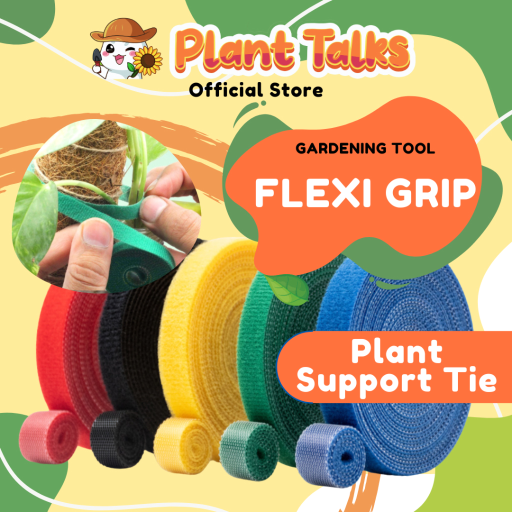 Plant Talks Flexi Grip Plant Support Tie Nylon Velcro Reusable Cable ...