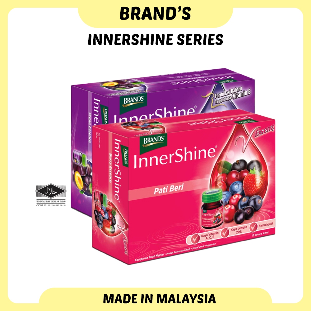 [36 BOTTLES AT $66] BRAND'S Innershine Berry & Prune Essence 12s x 42g ...