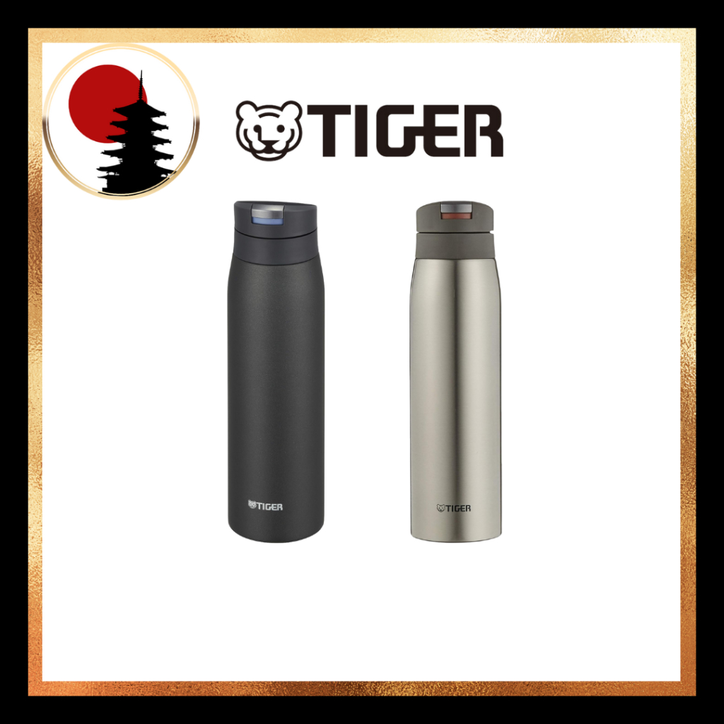 Tiger Vacuum Bottle Water Bottle 600ml Sahara Mug Stainless Steel Bottle One Touch Lightweight ...