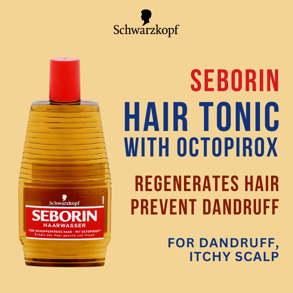 Seborin Hair Tonic Dandruff-Free Hair with Octopirox 400ml | Shopee ...