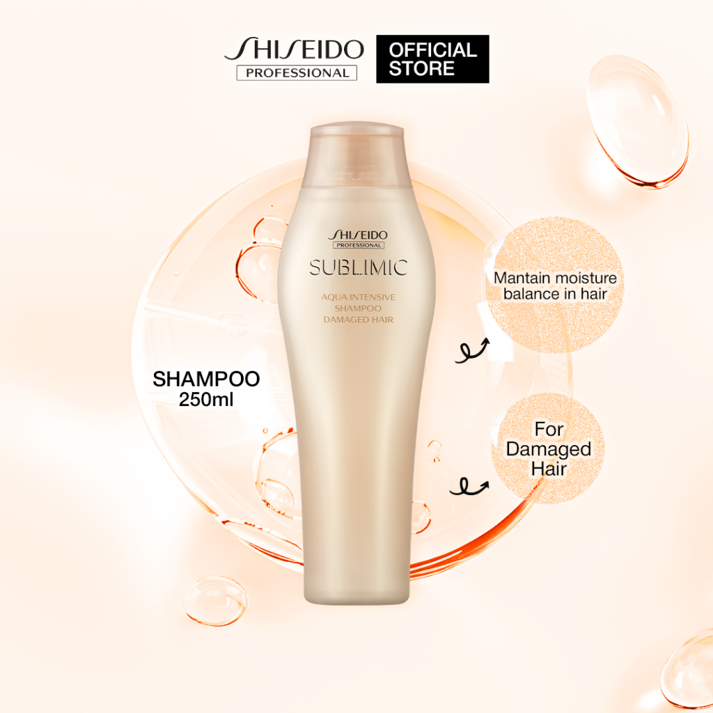 Shiseido Professional Sublimic Aqua Intensive Shampoo - 250ml | Shopee Singapore