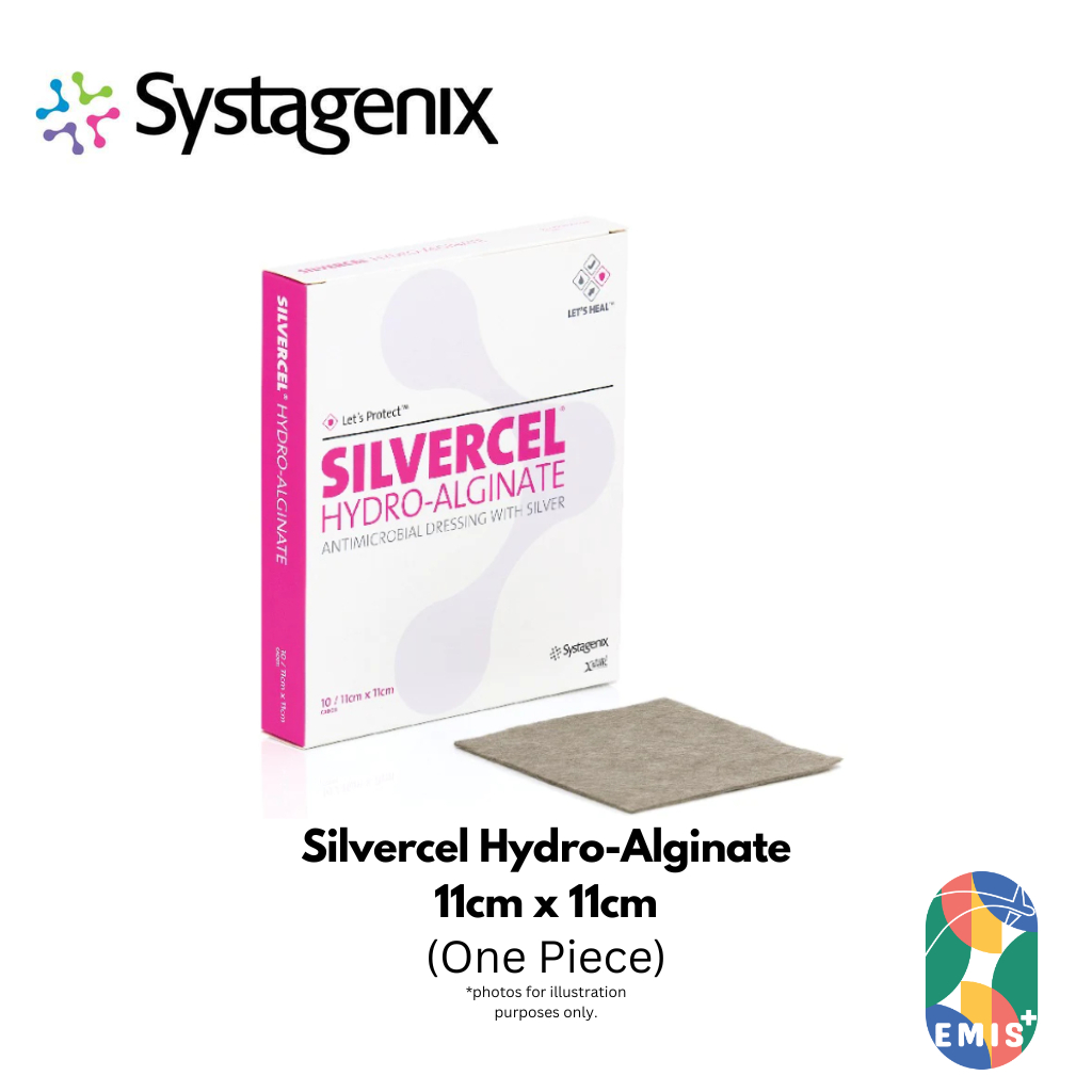 (1 Piece) 3M Systagenix Silvercel Hydro-Alginate Dressing 11 X 11cm ...