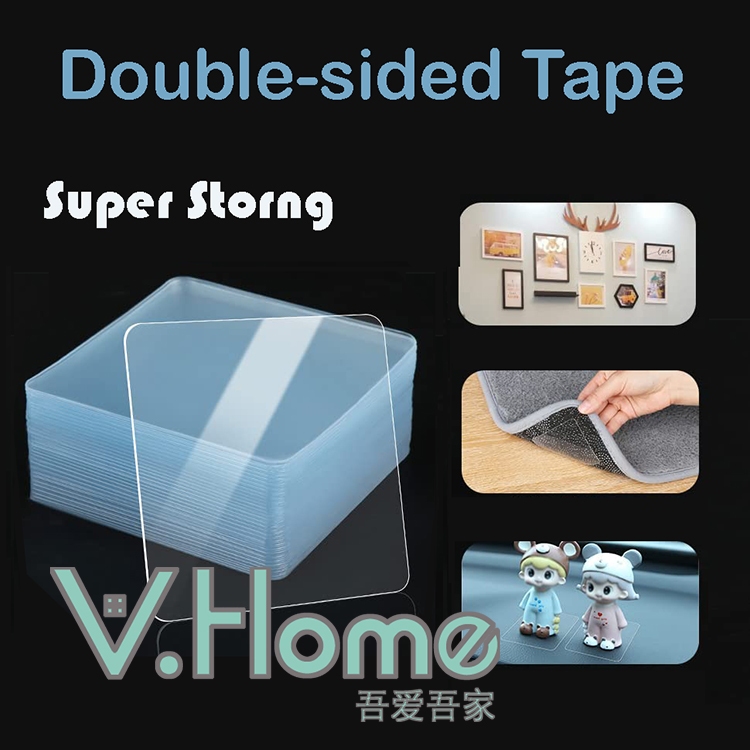 [V.Home] Heavy Duty Double Sided Nano Tape, Double Sided Adhesive Pads ...