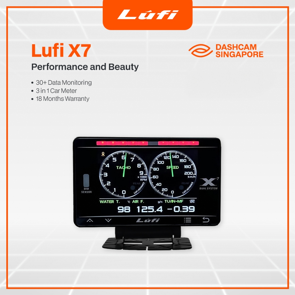 Lufi X7 [English Version] | OBD2 Digital Multi Gauge | Shopee Singapore