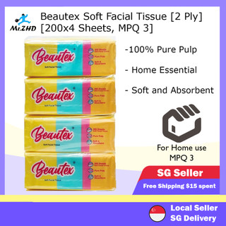 🔥Beautex Tissue SALE🔥 200pc x 4 Facial Tissues Value Pack & More ...