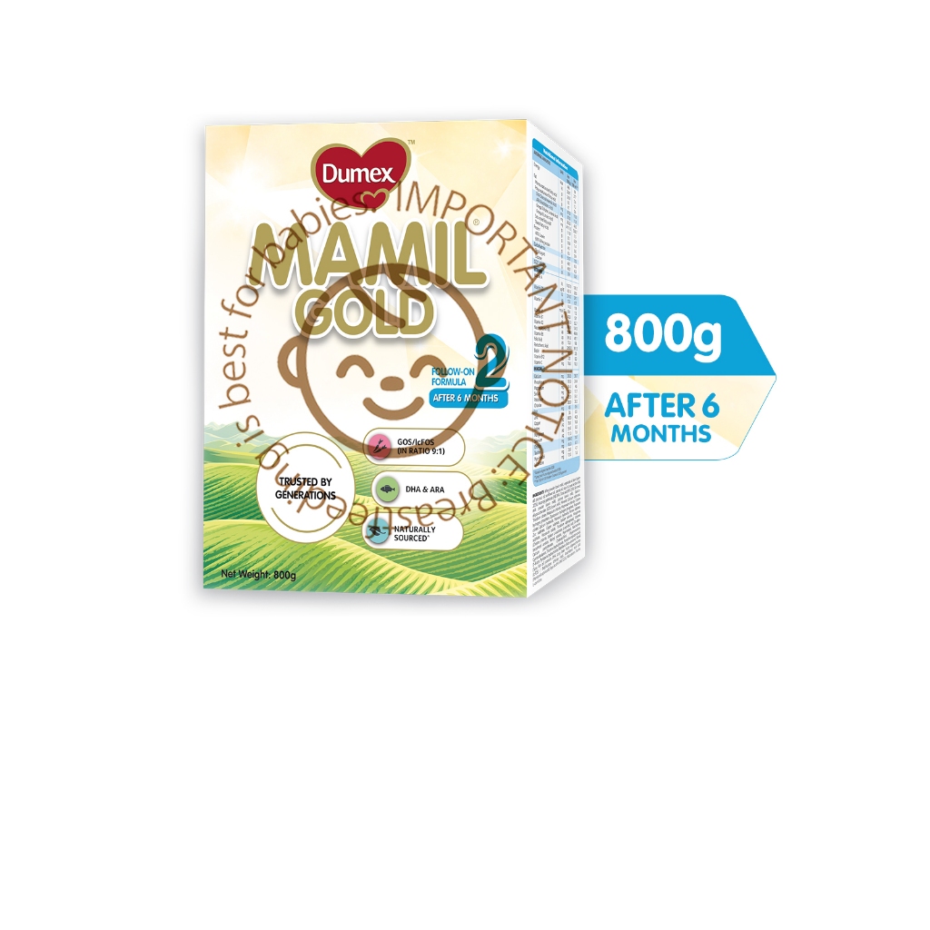 Dumex Mamil Gold Follow-On Formula - Stage 2 (800g) | Shopee Singapore