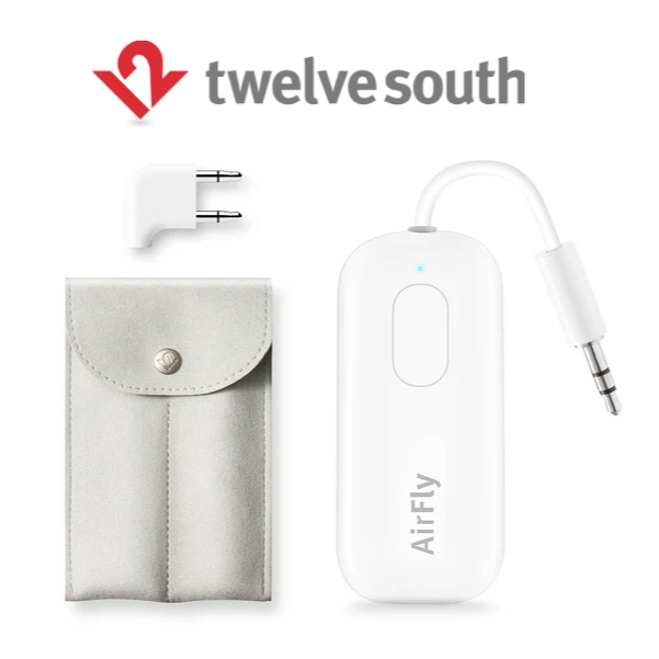 Twelve South AirFly Pro 2 Deluxe w Adapter + Travel Case - Bluetooth ...