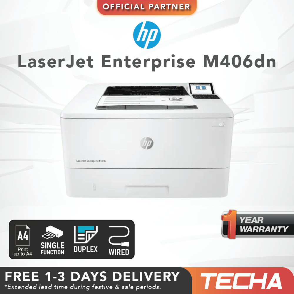 HP LaserJet Enterprise M406dn Printer | Shopee Singapore
