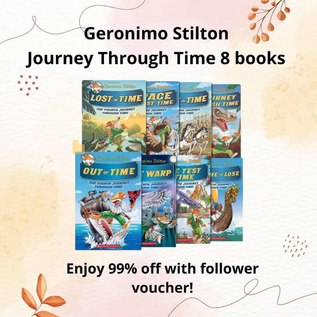 Geronimo Stilton Special Edition: The Journey Through Time (8 Books ...