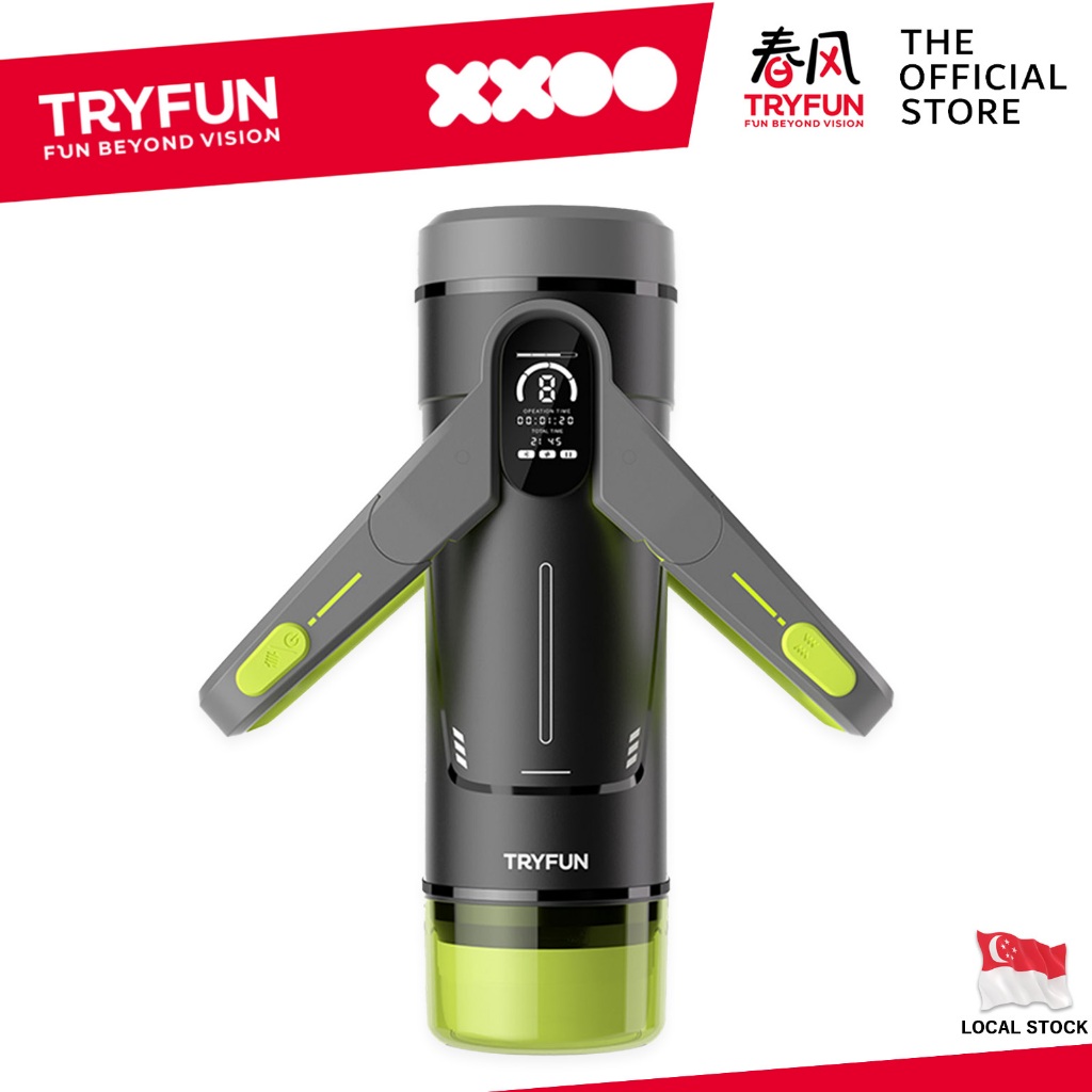 TryFun Black Hole Plus Male Masturbator Sex Toys for Men Automatic Masturbation Cup Adult ...