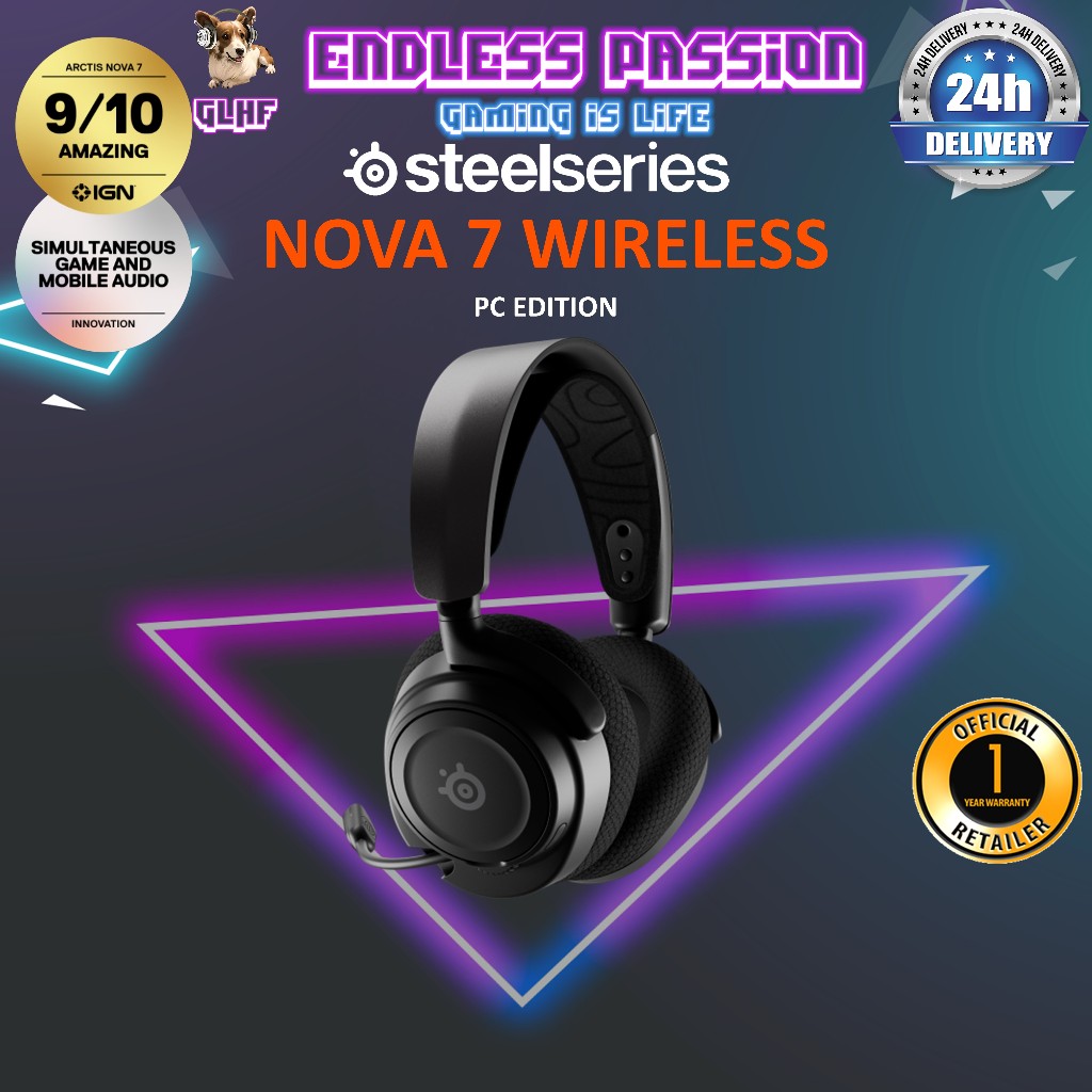 SteelSeries Arctis Nova 7 Wireless Multi-Platform Gaming Headset ...