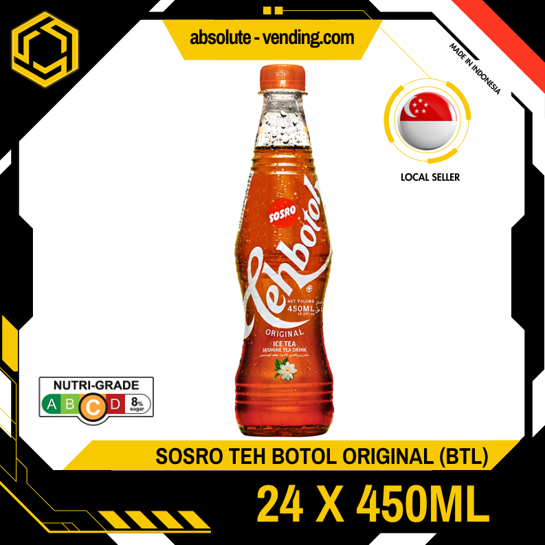 SOSRO Teh Botol Original 450ML X 24 (BOTTLE) | Shopee Singapore