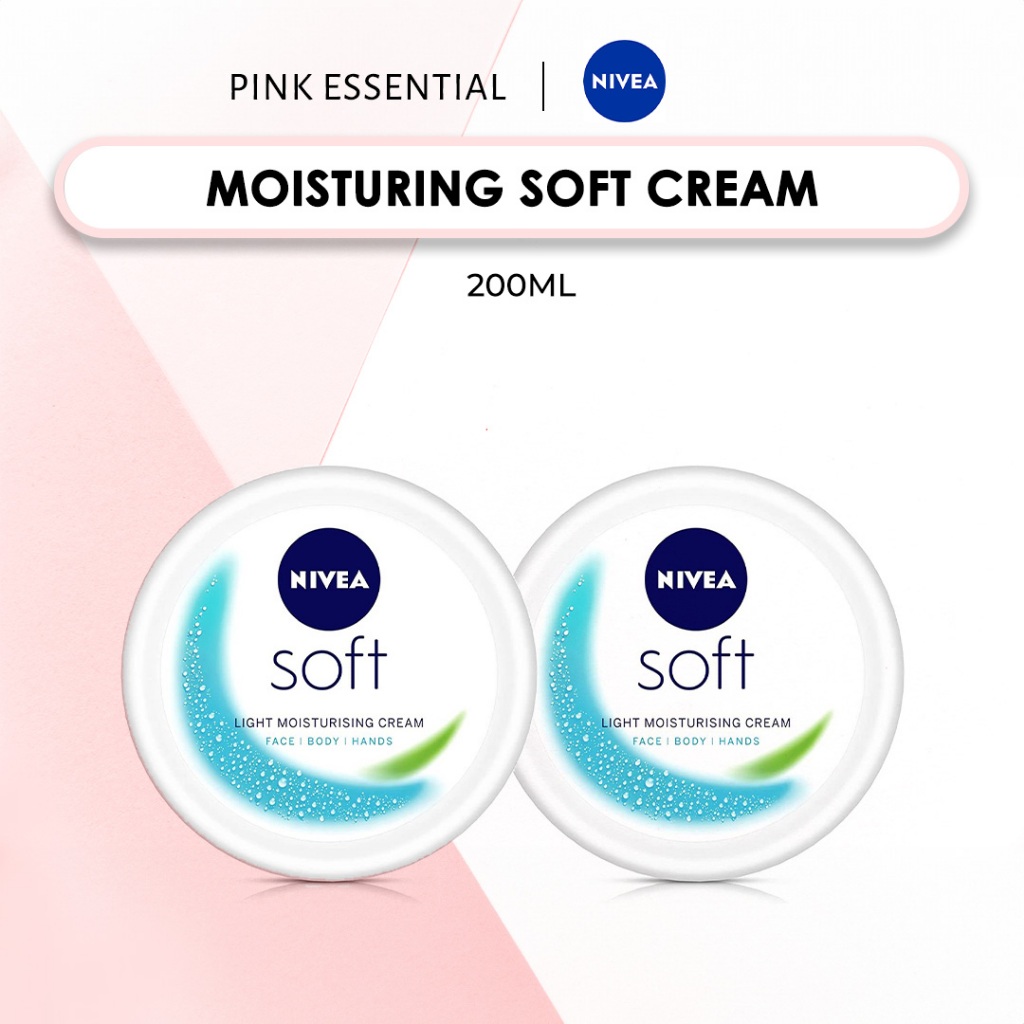 Nivea [Value Bundle] Soft Moisturizing Cream, 200ml | Shopee Singapore