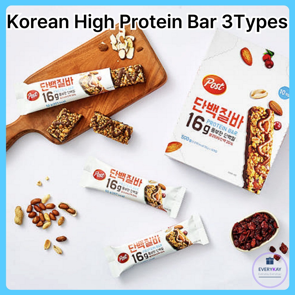 [Post] Korean High Protein Bar (3 Sizes) | Cereal Bar | Protein Snack ...