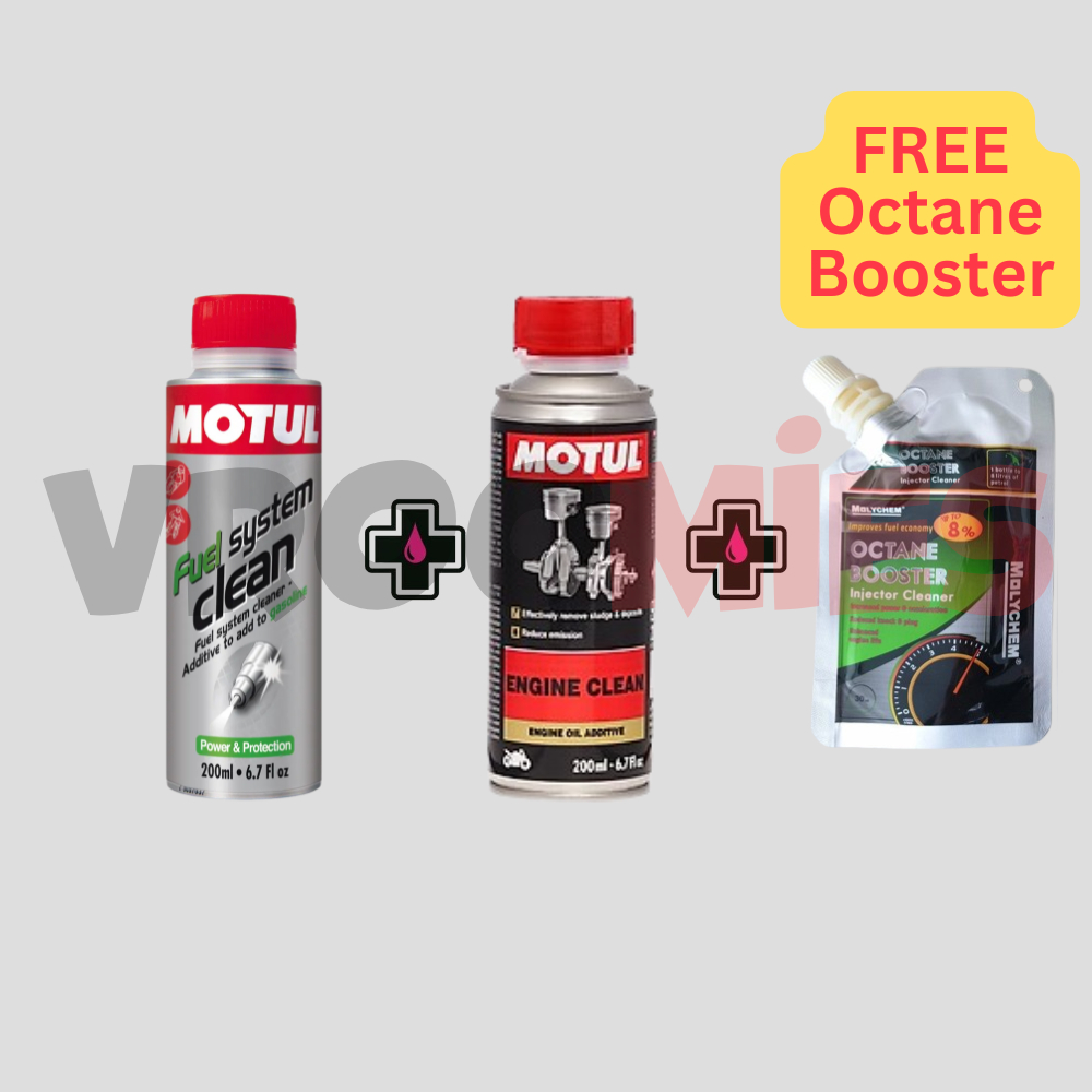 Motul Engine Clean Moto/Fuel System Clean Moto 200ml | Shopee Singapore