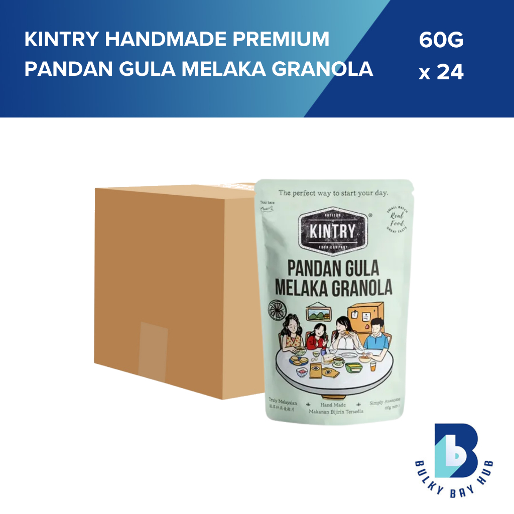 [Carton Deal] Kintry Handmade Premium Granola 60g/Cookies 25-40g (24 ...