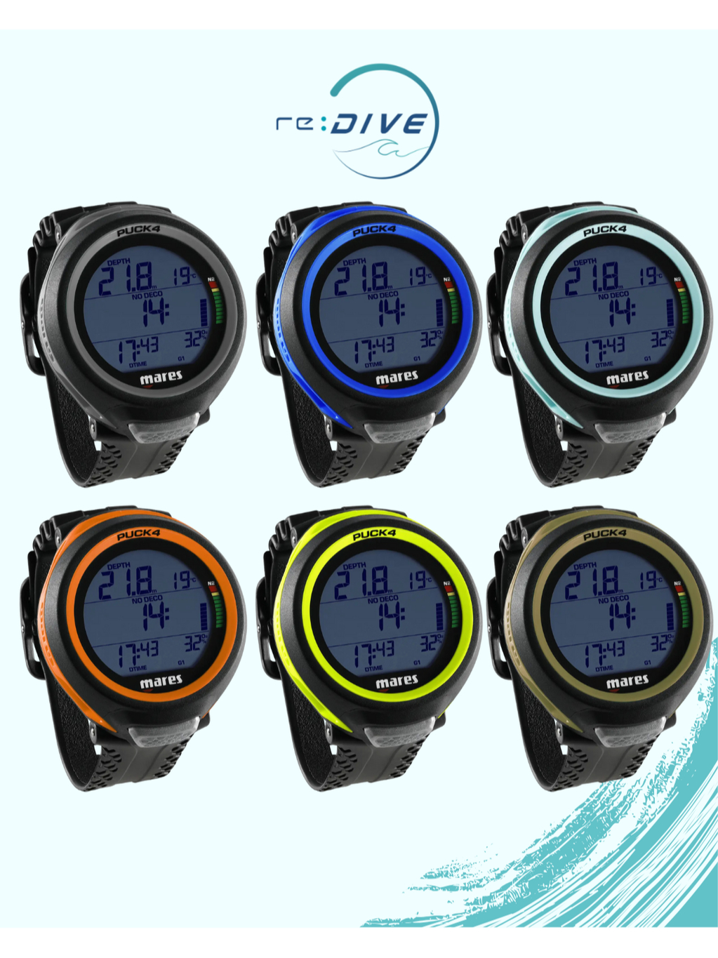 MARES - Puck 4 Dive Computer | Shopee Singapore