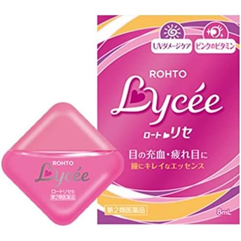 Rohto Risse b 8mL Rose Fragrance Eye Drops Eye redness, tiredness ...