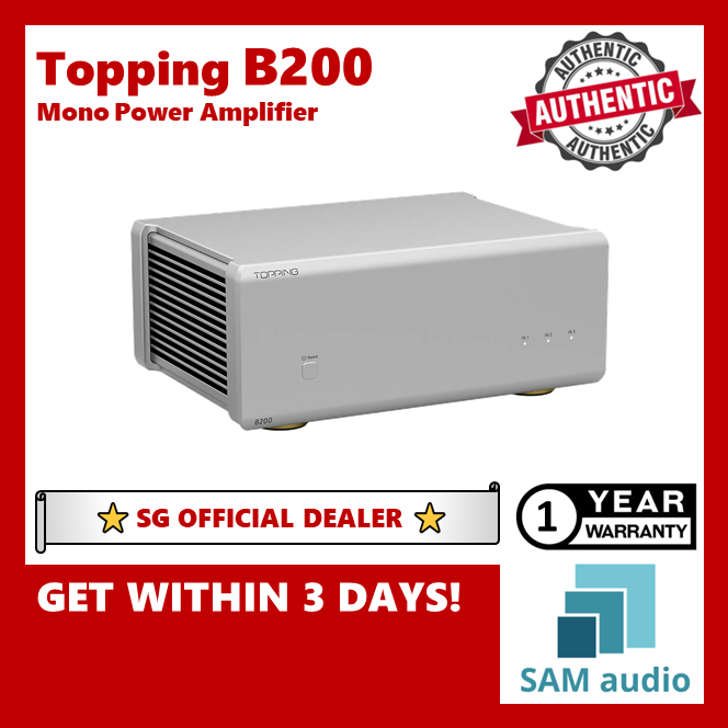 [🎶SG] TOPPING B200 Ultra-high Performance Mono Power Amplifier | Shopee ...