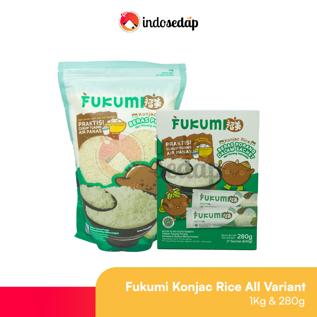 Fukumi Konjac Rice (280gm / 1kg) | Shopee Singapore