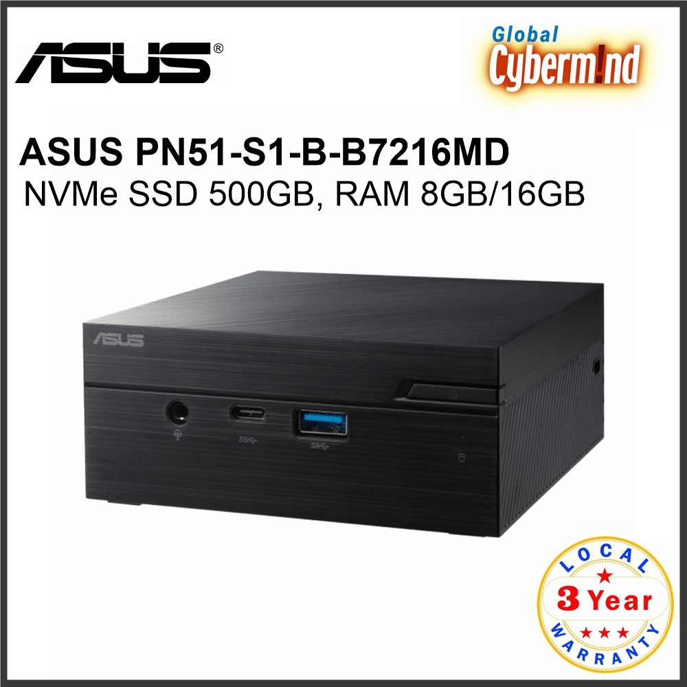 (Anniversary Sale)ASUS Mini PC PN51 PN51-S1-B-B7216MD AMD Ryzen 7 5700U ...