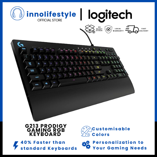 LOGITECH G213 PRODIGY GAMING RGB KEYBOARD (2Y WARRANTY) | Shopee Singapore