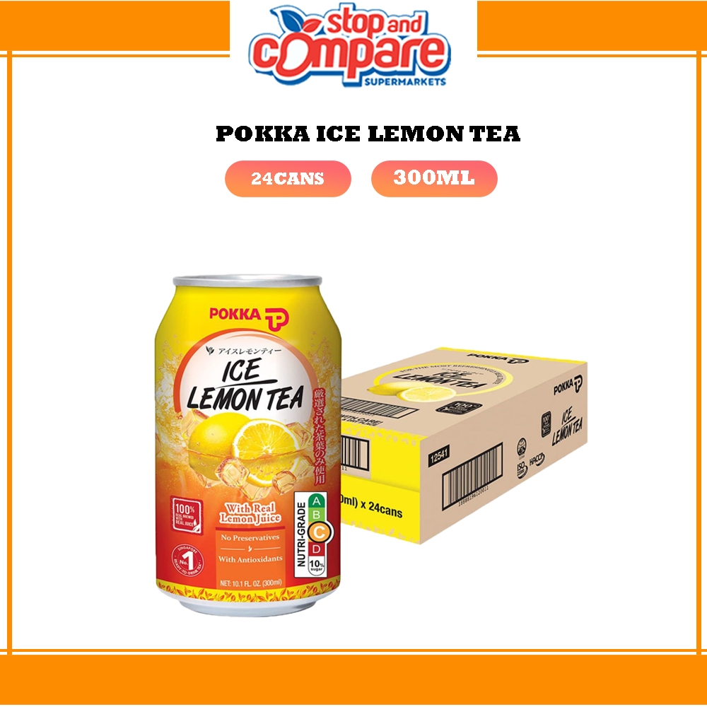 Pokka Ice Lemon Tea (24 x 300ml) | Shopee Singapore