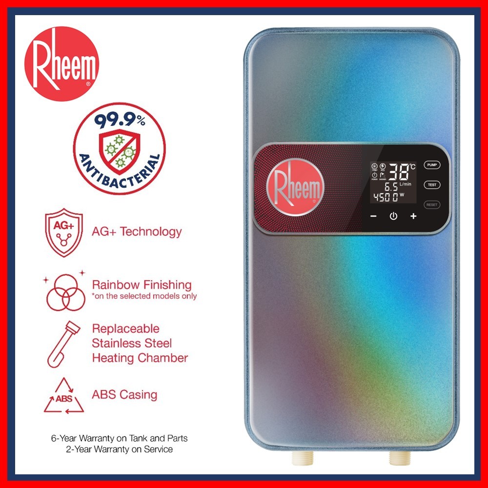 RHEEM ROYAL PLATINUM RBW-33P-P / RBW-33P LITE INS.W/HEATER WITH DC PUMP | Shopee Singapore
