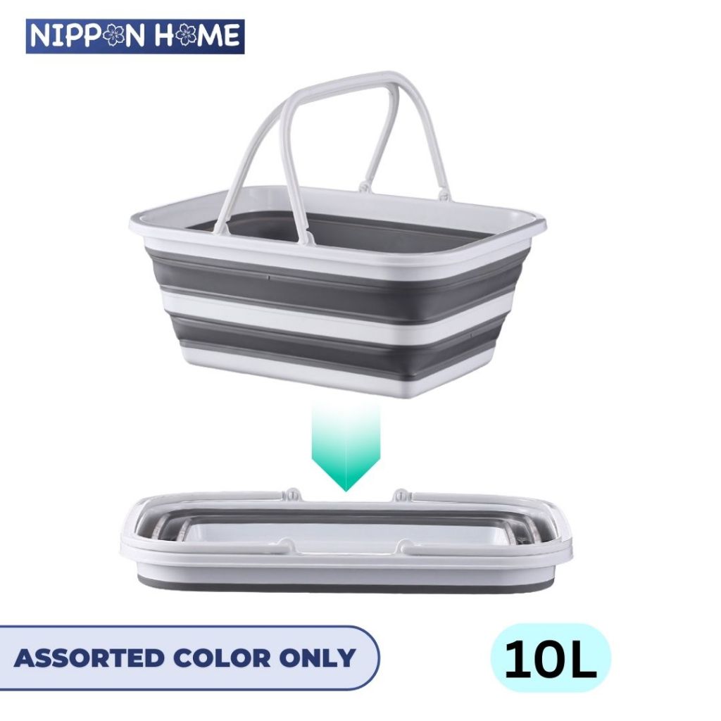 [ Household ] Rectangular Foldable Bucket Portable Folding Mop Bucket ...