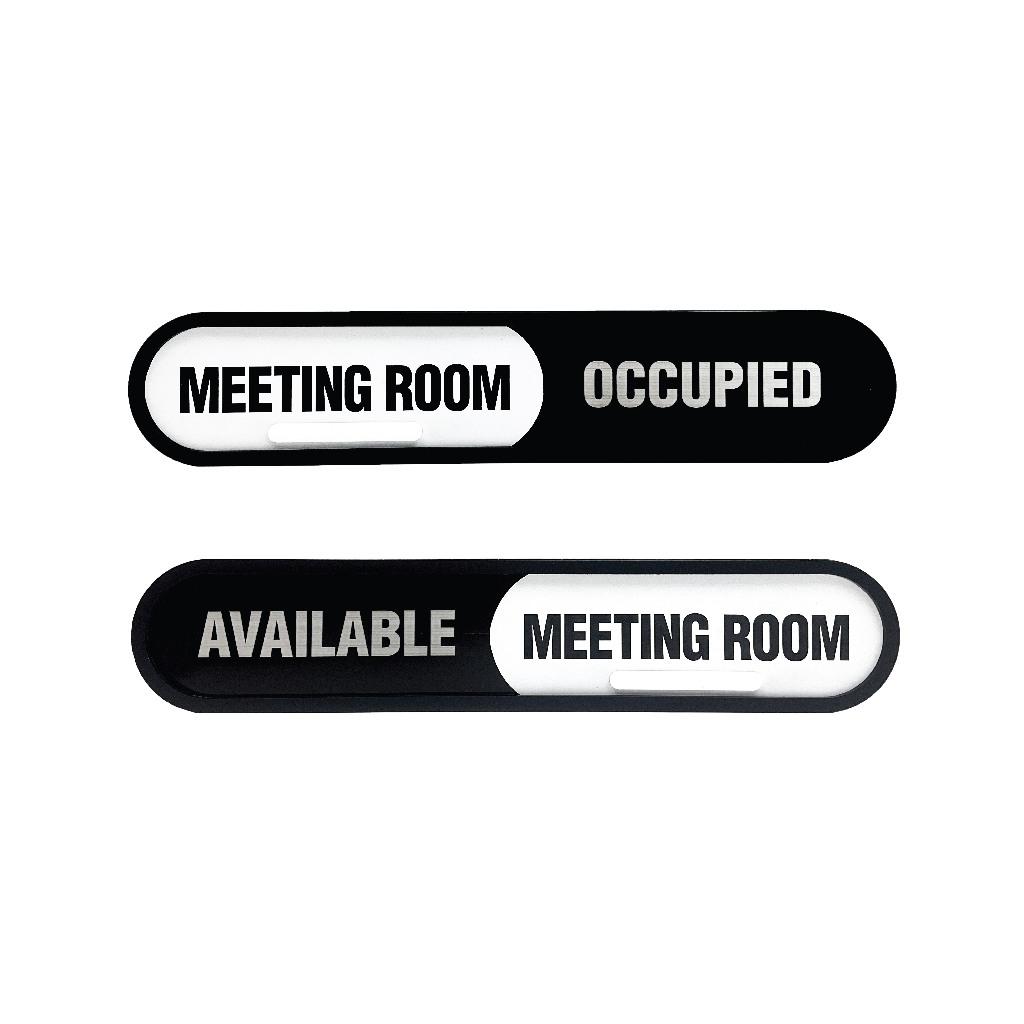 MEETING ROOM SLIDING SIGN/SIGNAGE | 400mm x 80mm | OFFICE SIGN ...