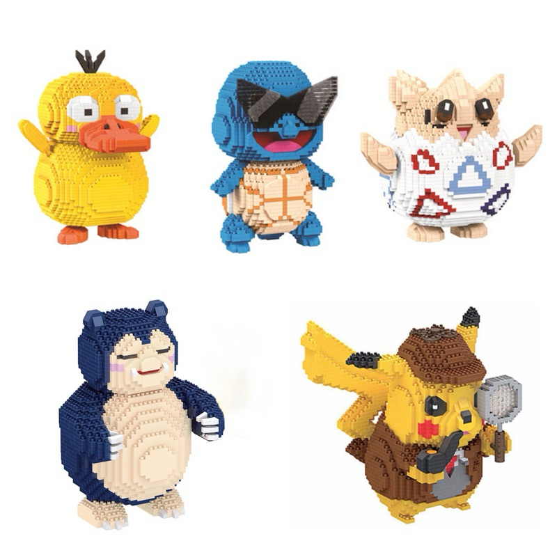 [SG] Pokemon Nano Building Blocks Mini Bricks Pokémon Pikachu Squirtle ...