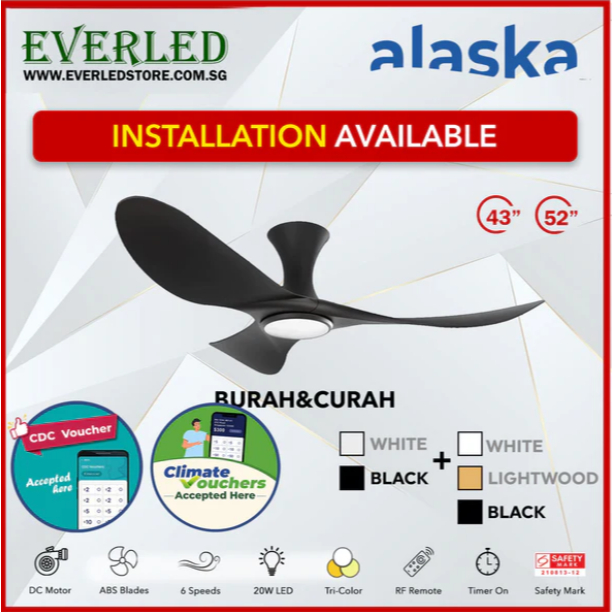 [Installation Available] ALASKA *SMART* Bura/ Burah 43" (with SAMSUNG ...
