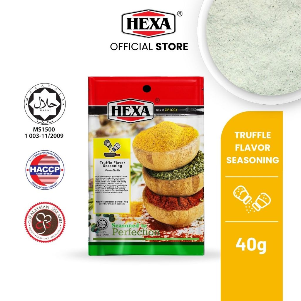 HEXA Halal Truffle Flavor Seasoning (40g) | Shopee Singapore