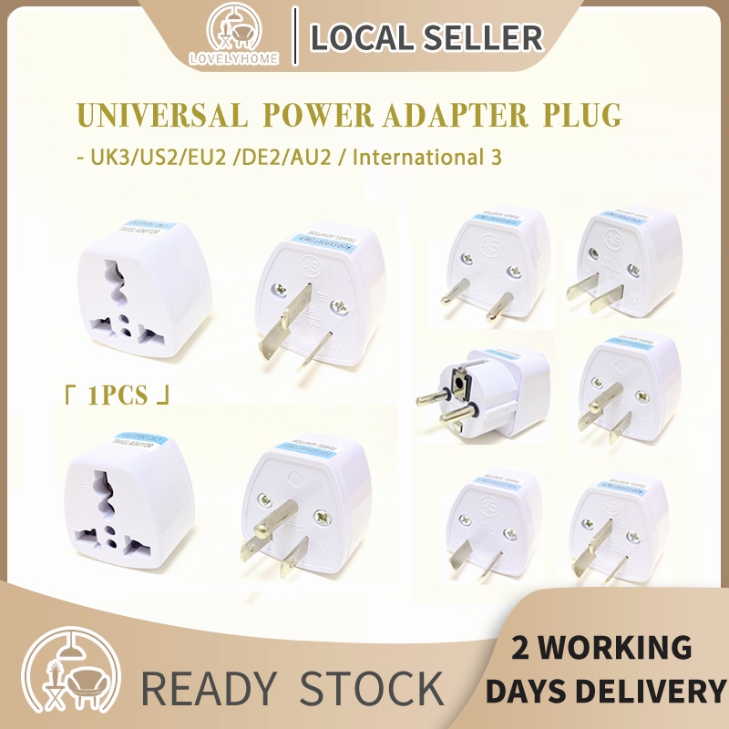 [SG] 1PCS Portable Universal Power Adapter Travel Converter Plug ...