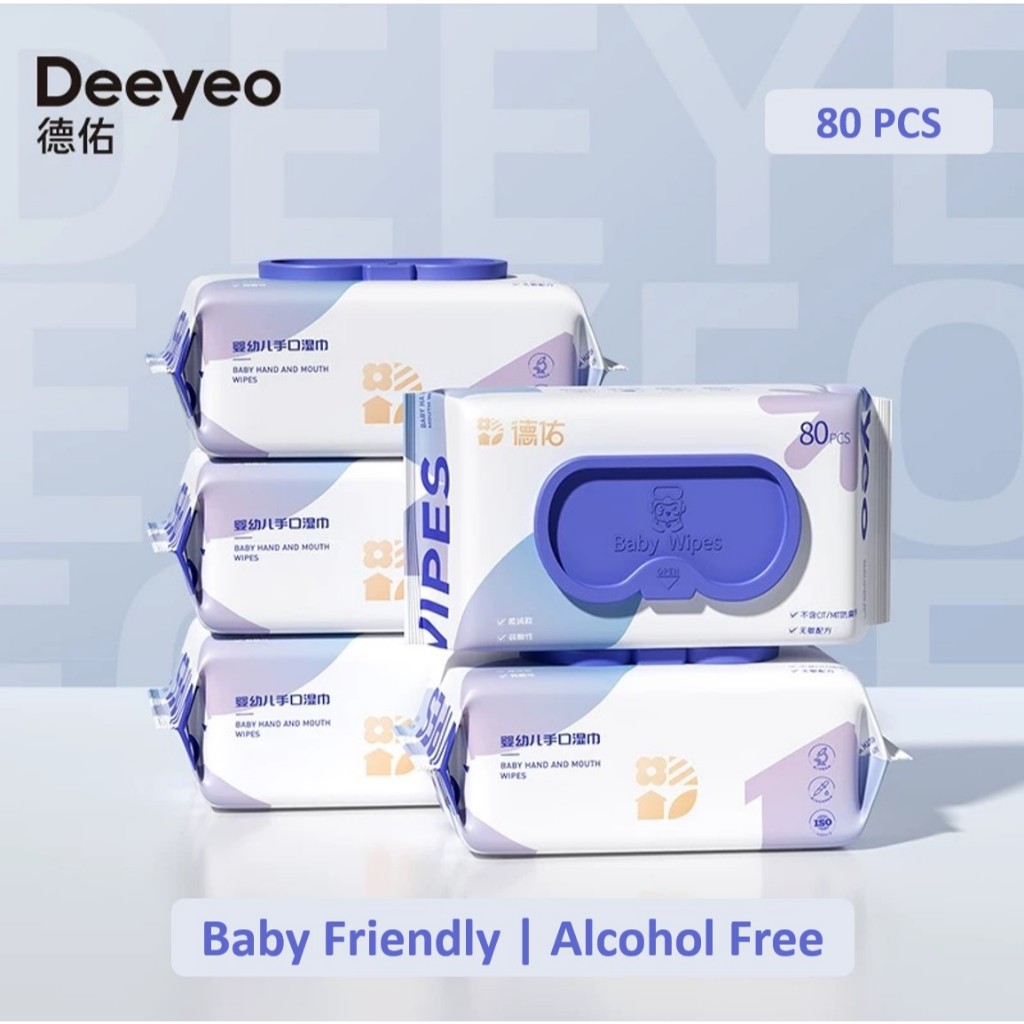 [SG Local] Deeyeo Alcohol-Free Baby Wet Wipes | Big Pack | Thick | Soft ...