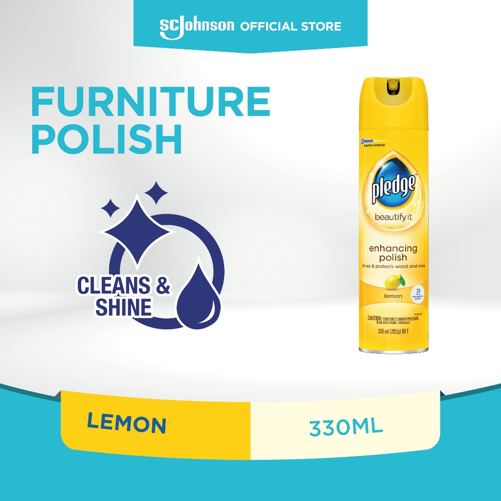 Pledge Furniture Lemon 330ml | Shopee Singapore