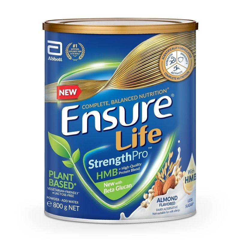 [2 Tin Bundle]Ensure Life Strengthpro Almond 800g | Shopee Singapore