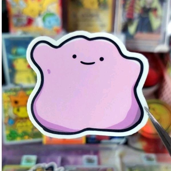 Ditto Stickers | Matte Waterproof Vinyl Stickers | Pokemon | Pikachu ...