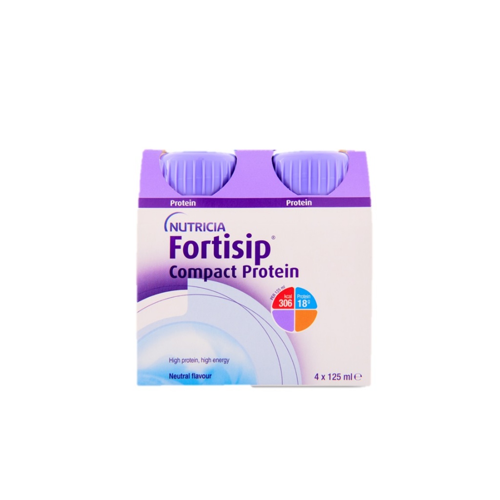 Nutricia Fortisip Compact Protein (Neutral) - 4x125ml [1 Pack] (Expiry ...
