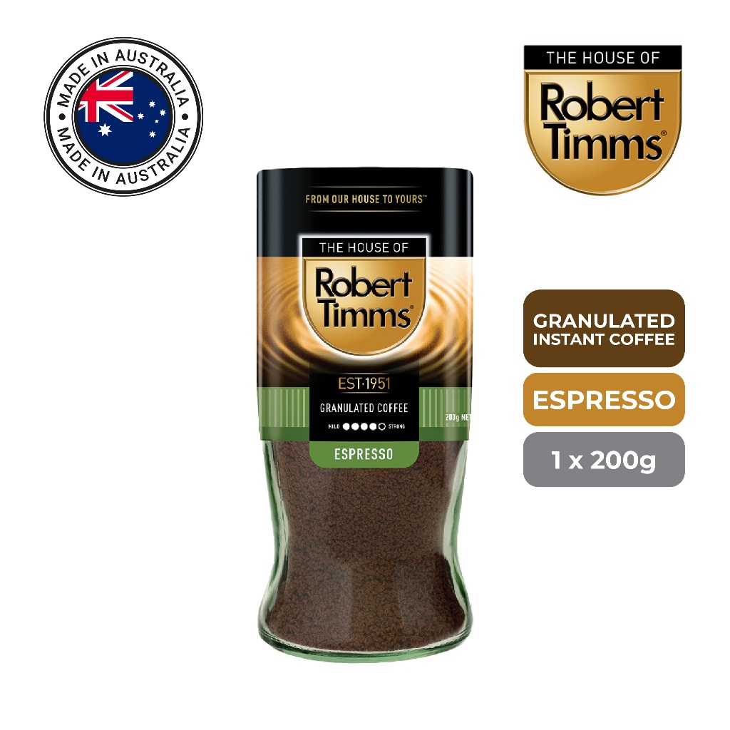 Robert Timms Granulated Coffee (Espresso) 200g | Shopee Singapore
