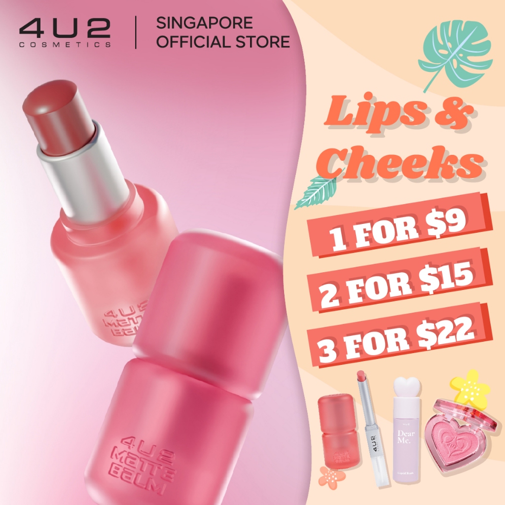 [4U2] 🇸🇬 Matte Balm Lipstick💋Soft Velvet Finish | Non-Drying | Long ...
