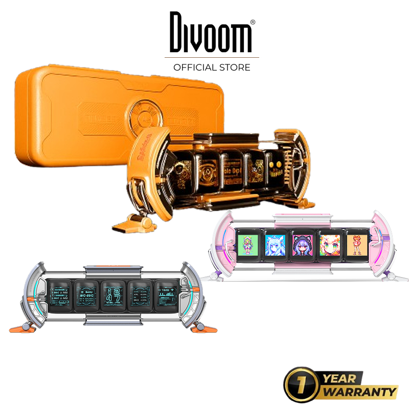 Divoom Times Gate Smart Pixel LED Display Clock – App-Controlled ...