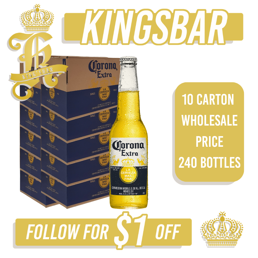 Corona Extra Beer 24x330ml (10 Cartons) (BBD:Nov/2025) | Shopee Singapore
