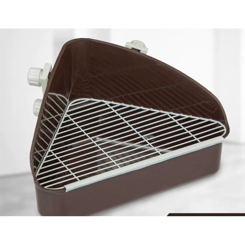 Riyoka Triangle Small Animal Toilet/ Pee Tray | Shopee Singapore
