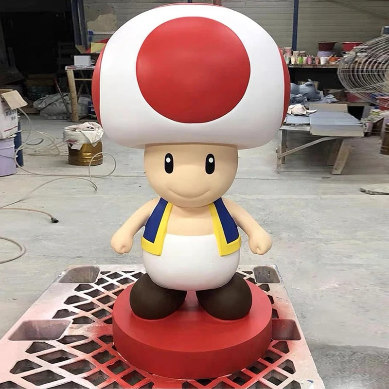 1:1 Life Size Super Mario Toad Bowser Movie Character Statue Sculpture ...