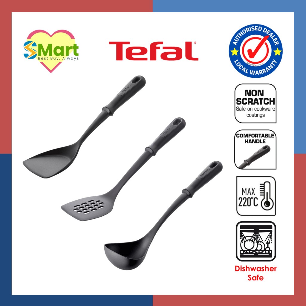 Tefal Comfort Kitchen Tool Series (Wok Spatula K12909/ Angle Spatula ...